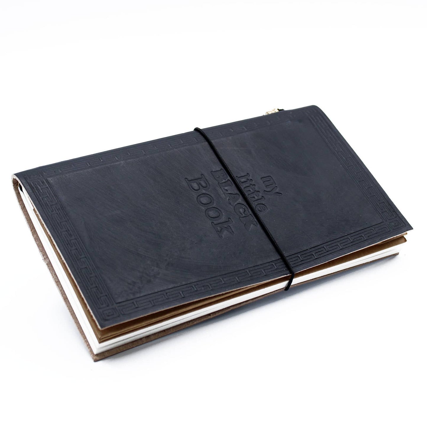 Handmade Leather Journal - My Little Black Book – Whynot Gallery