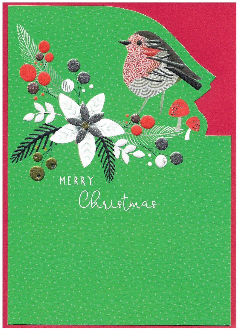 Merry Christmas - Robin Card – Whynot Gallery